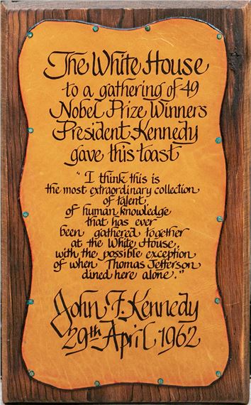 H. Becker | Memorabilia Ltd. Leon H. Becker Calligraphy Quote On ...