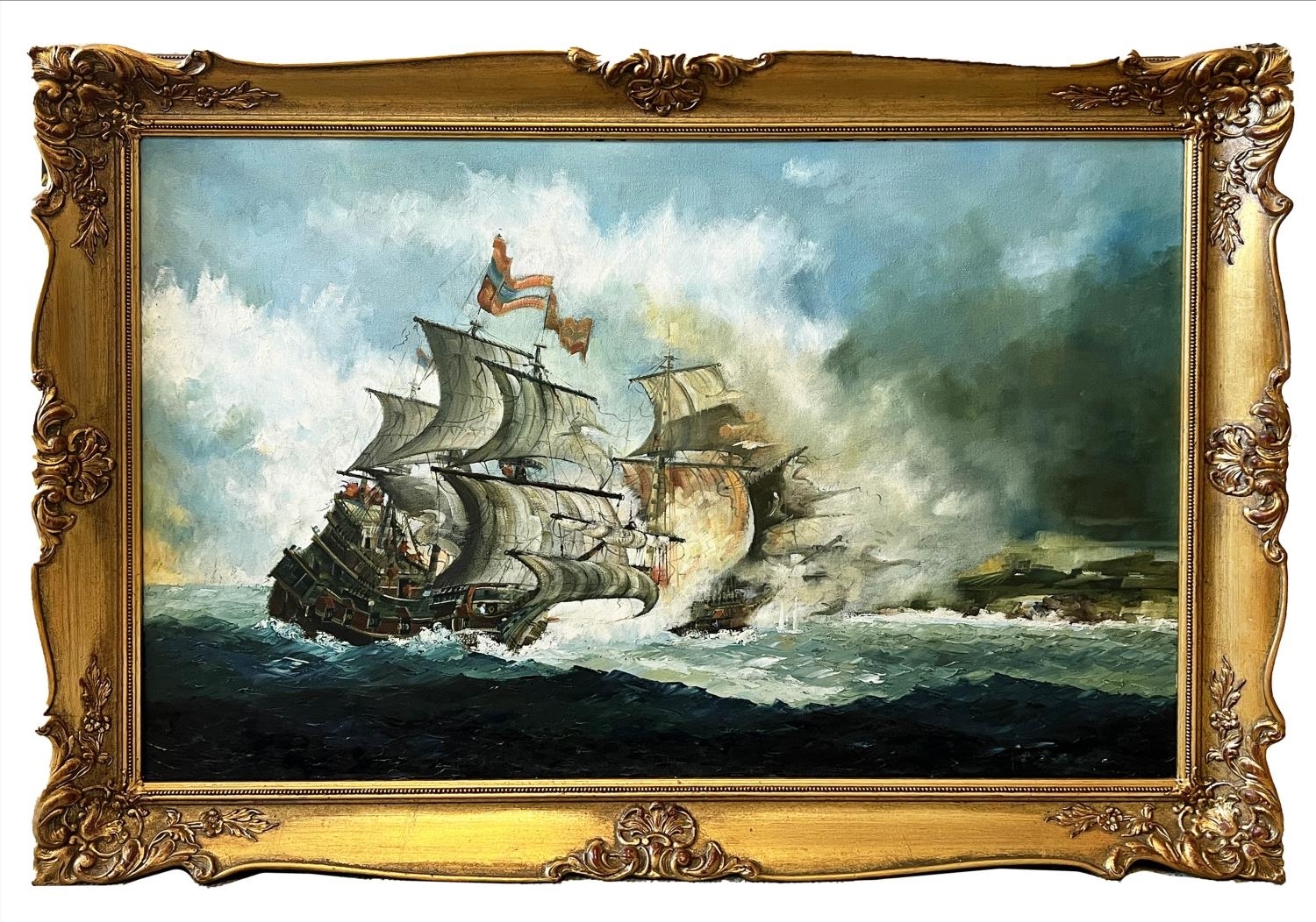 John Bassage | 'Sea battle' | MutualArt