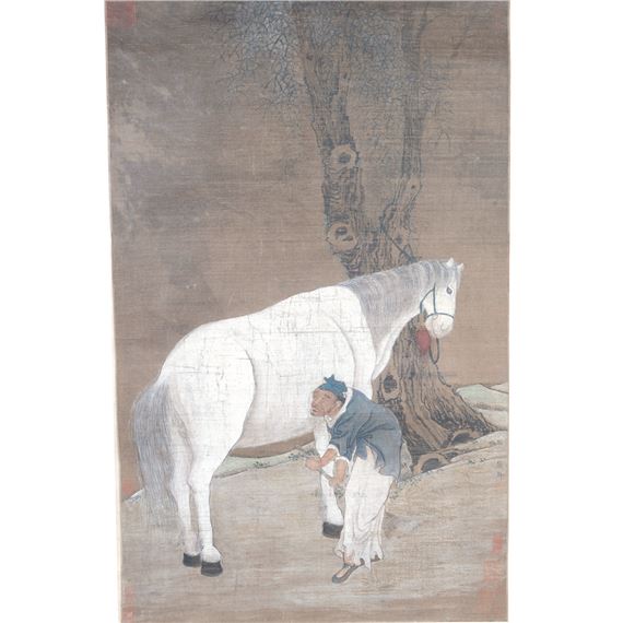 Han Gan | PAINTED CHINESE SCROLL | MutualArt