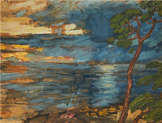Helmer Osslund | Afton i skärgården | MutualArt