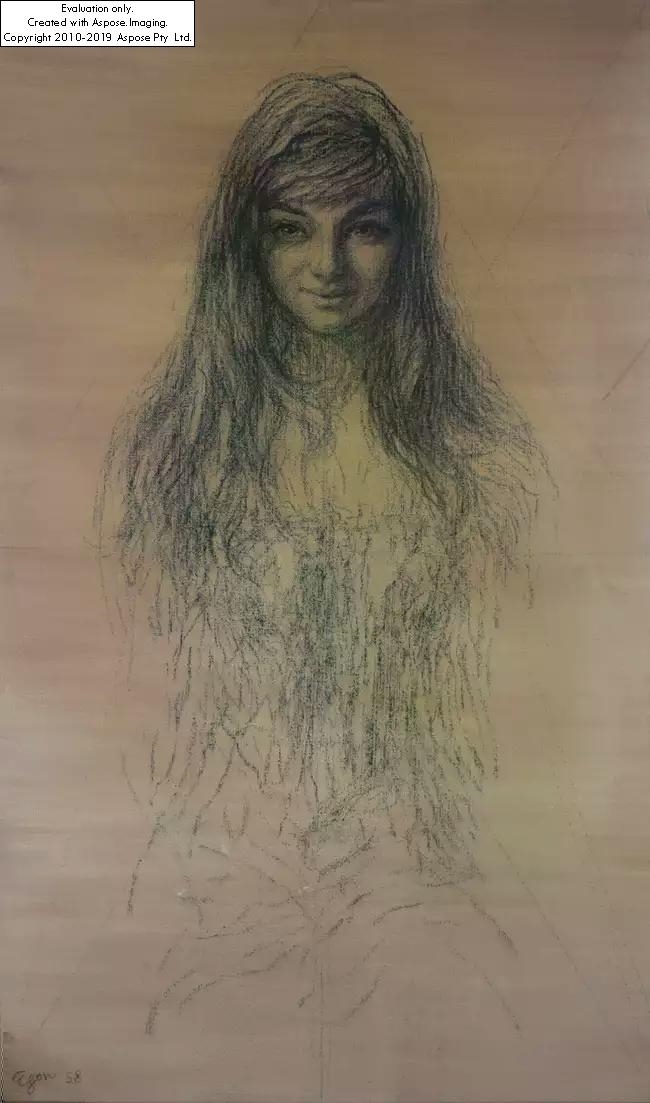 Nicholas Egon | Portrait of a woman (58) | MutualArt