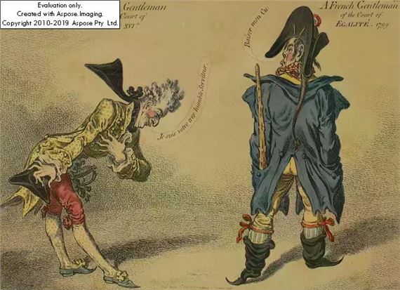 James Gillray | A French gentleman of the court of Louis XVIth. A ...