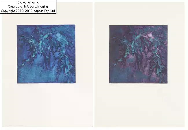 Jennifer Dickson | Descent; Slow Fall; Slow Fall (blue) (1961) | MutualArt