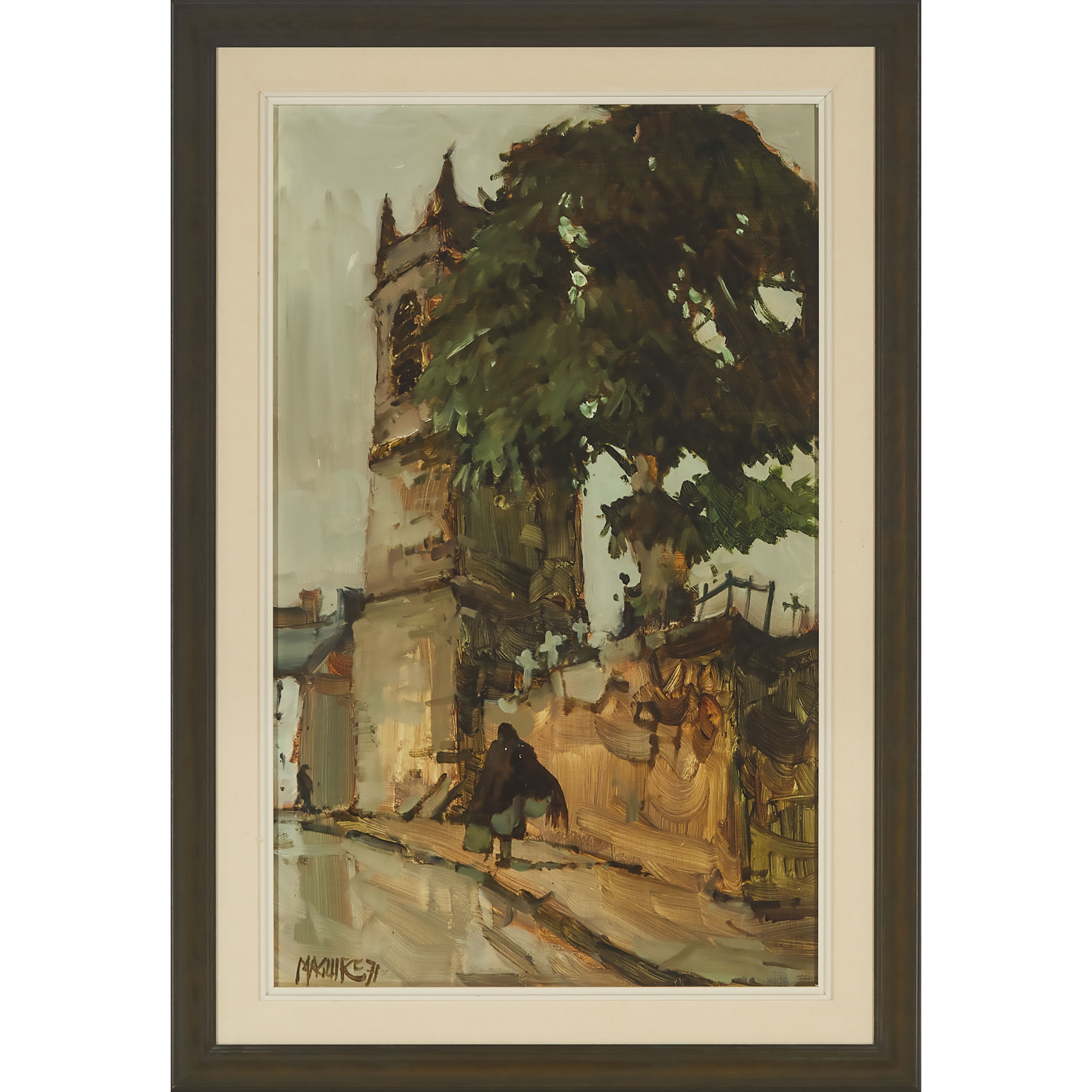 Cecil Maguire | CLOCK TOWER, IRVINESTOWN CO. FERMANAGH, 1971 (1971 ...