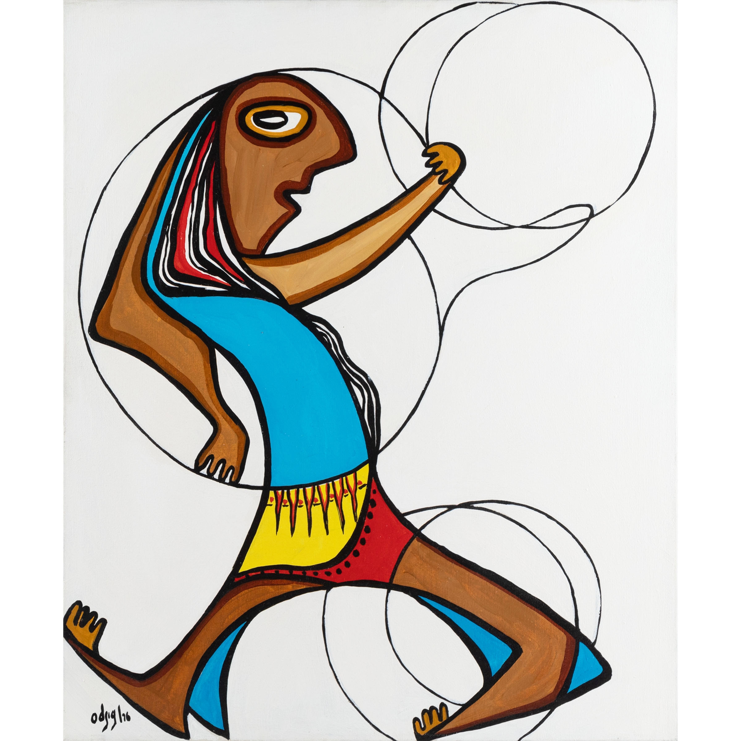 Daphne Odjig | BOY HOOP DANCER, 1996 (1996) | MutualArt