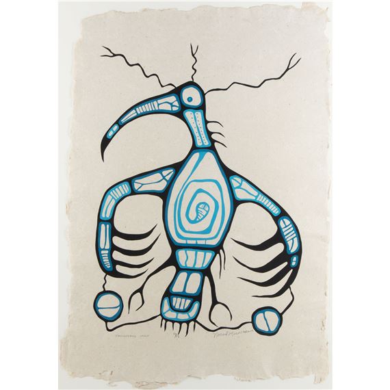 Norval Morrisseau | THUNDERBIRD | MutualArt