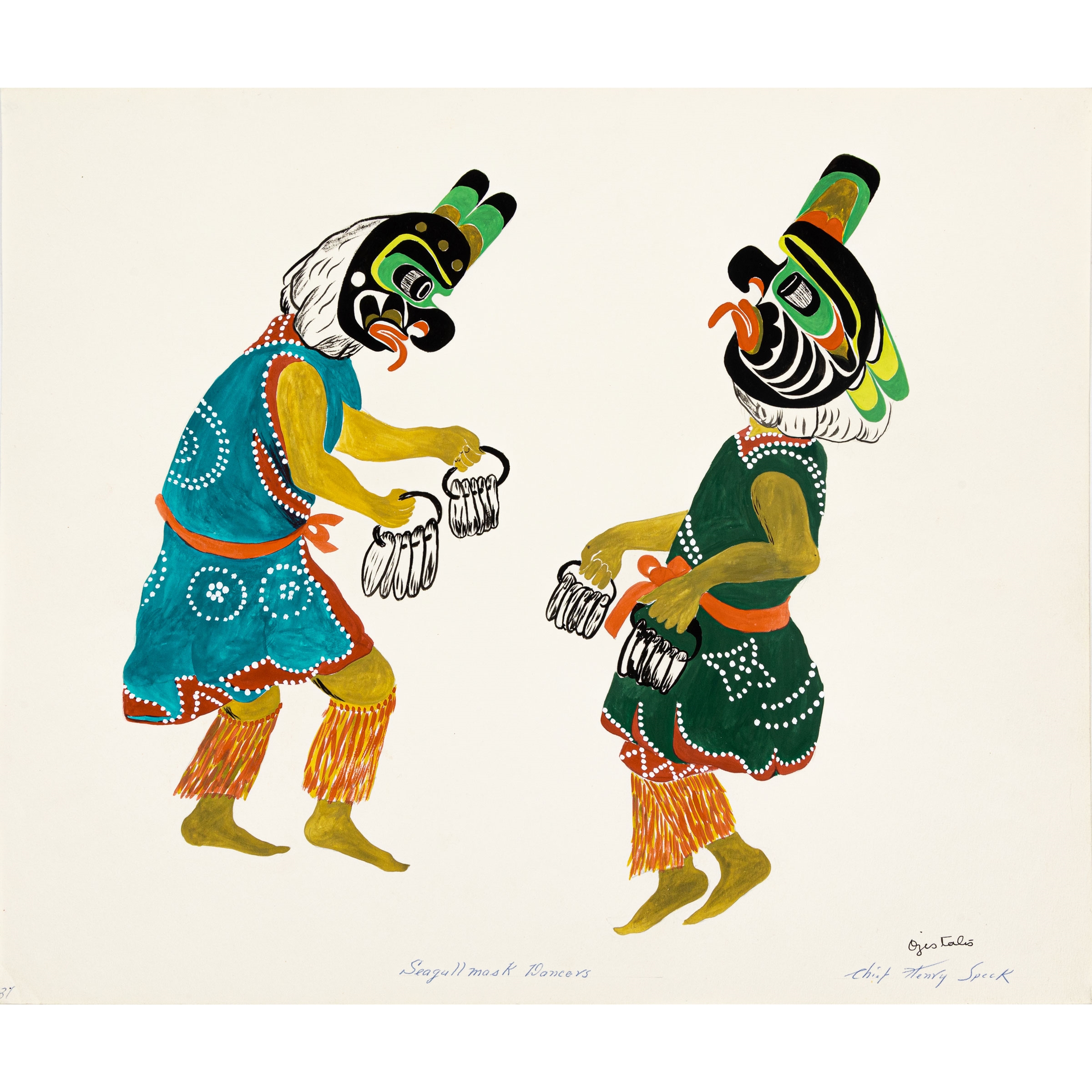 Henry Speck | SEAGULL MASK DANCERS | MutualArt