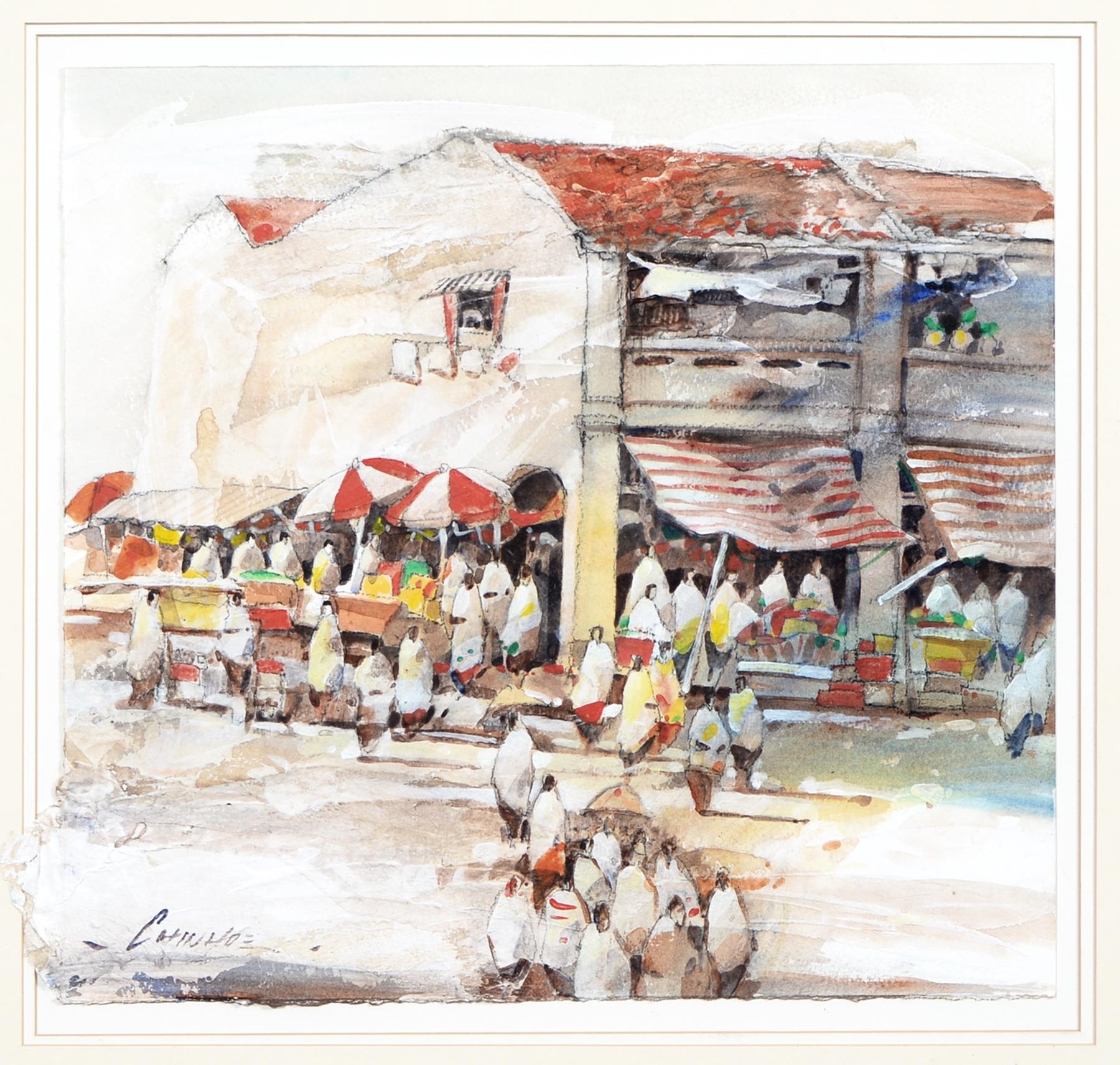 Yap Chin Hoe | Malaysian Street Scene (1970) | MutualArt