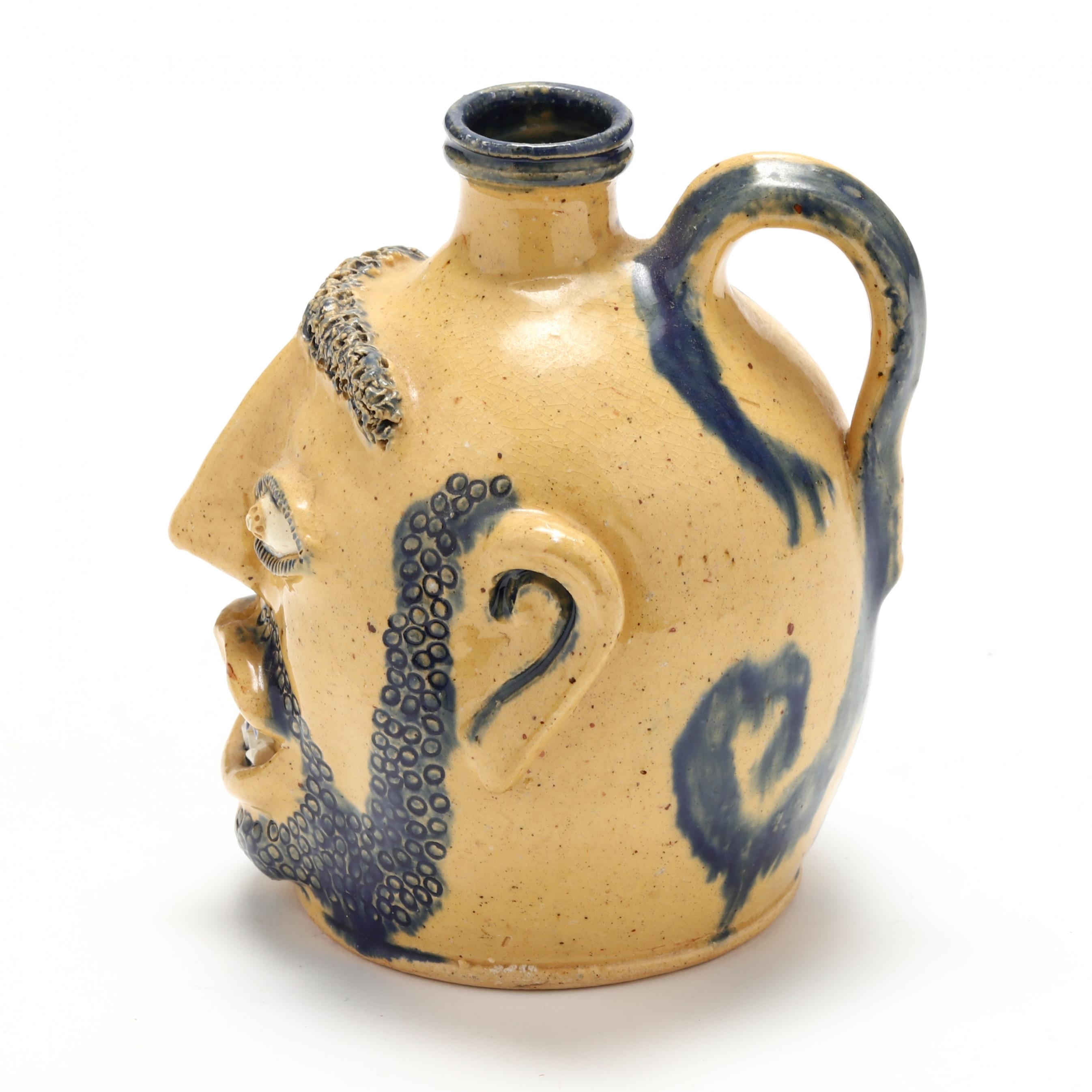 Billy Ray Hussey | Smiling Face Jug | MutualArt