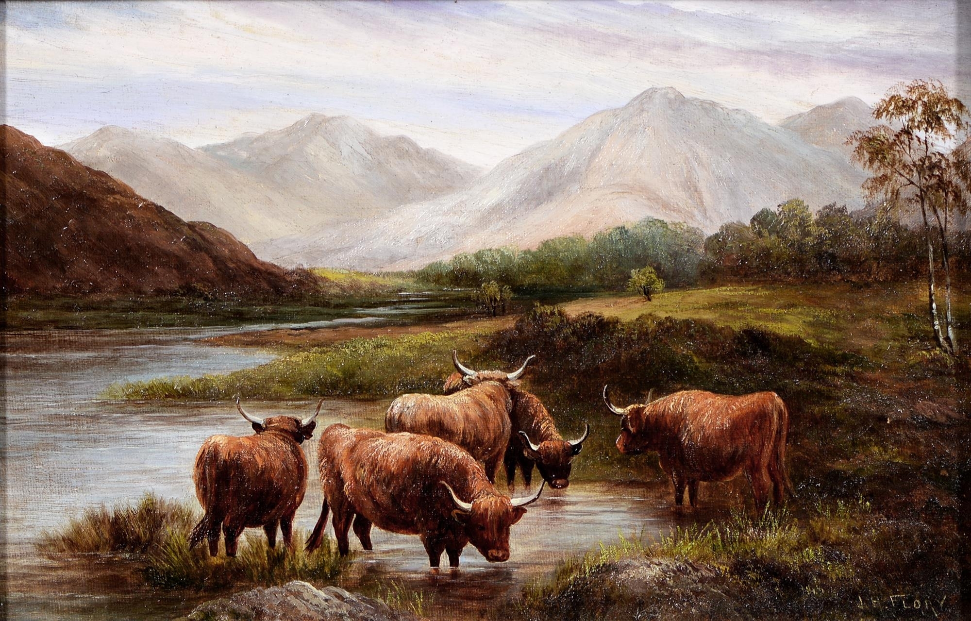 J. H. Flory | Highland Cattle | MutualArt