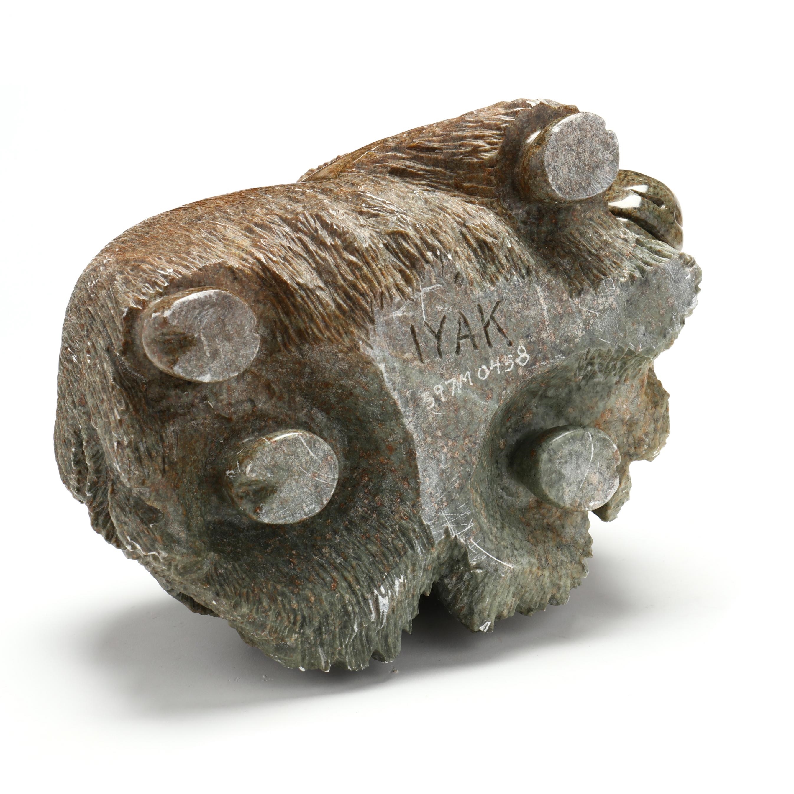 Fred Iyak Trimble | Carved Stone Musk Ox | MutualArt