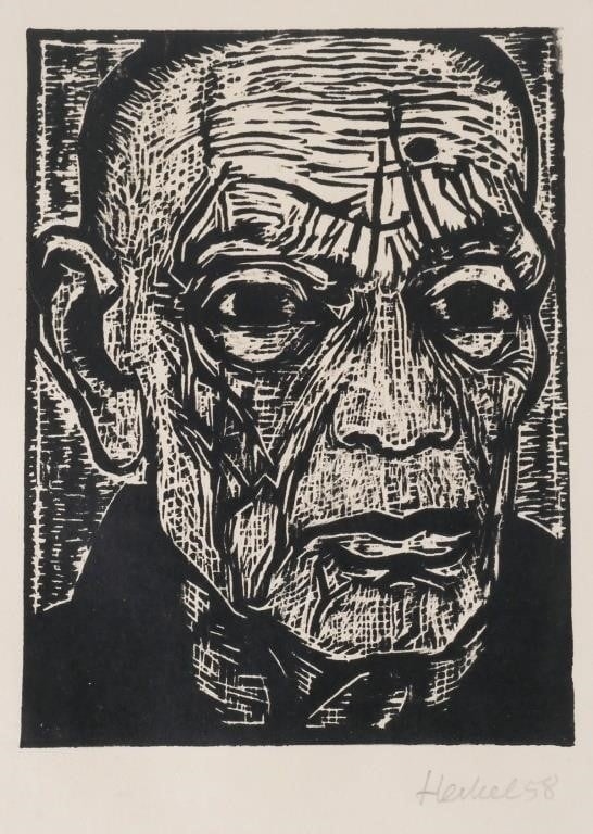 Erich Heckel | Portrait of older man | MutualArt