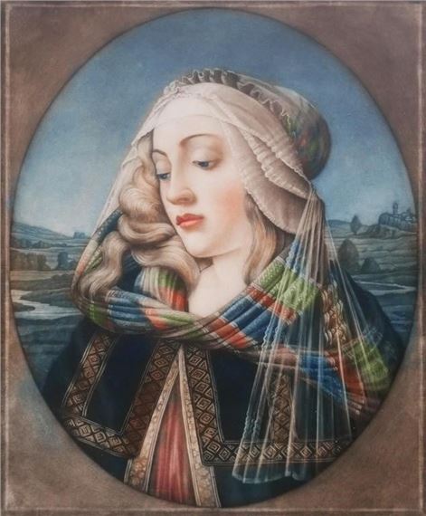 Sandro Botticelli | Madonna of the Magnificent Print after BOTTICELLI ...