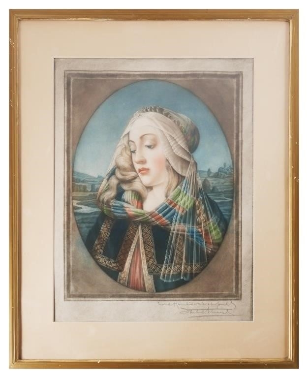 Sandro Botticelli | Madonna of the Magnificent Print after BOTTICELLI ...