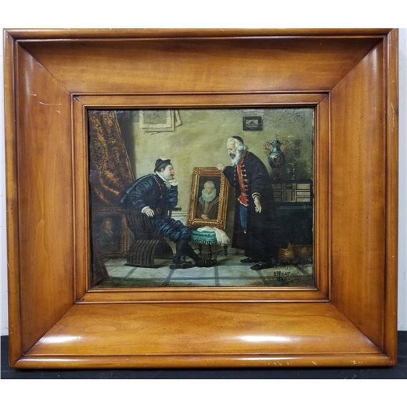 Charles Hunt Jr. | Indoor Scene (1887) | MutualArt