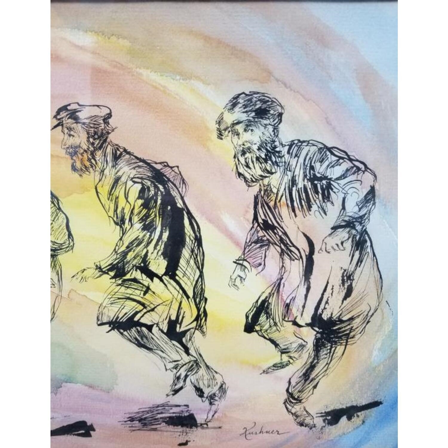 Harold Kushner | Religious Men Dancing | MutualArt