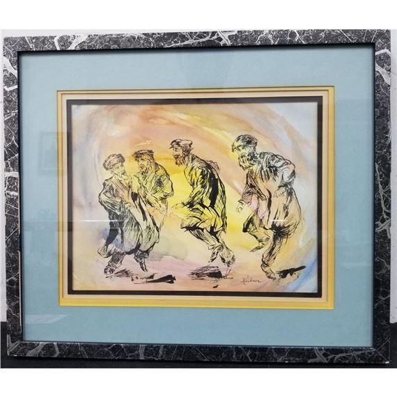 Harold Kushner | Religious Men Dancing | MutualArt