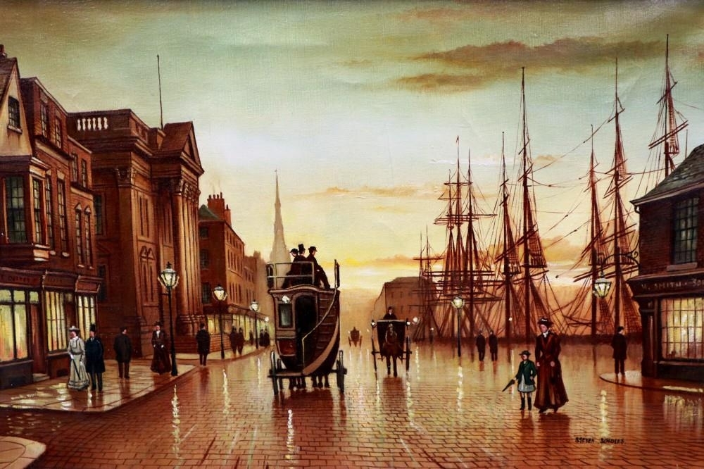 Steven Scholes | Watling Street, London 1888 | MutualArt