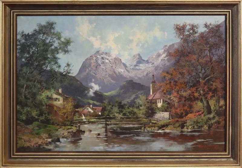 Theodor Guggenberger | Alpská krajina | MutualArt