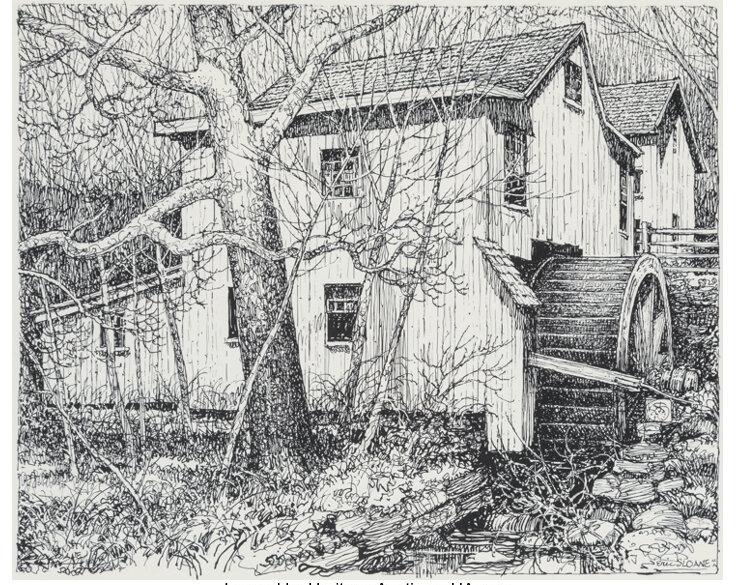 Eric Sloane | Lovejoy Bridge and Old Farmhouse (pair) | MutualArt