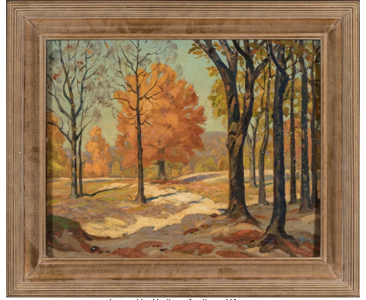 Olin Travis | Red Oak Near White Rock Lake (Circa 1935) | MutualArt