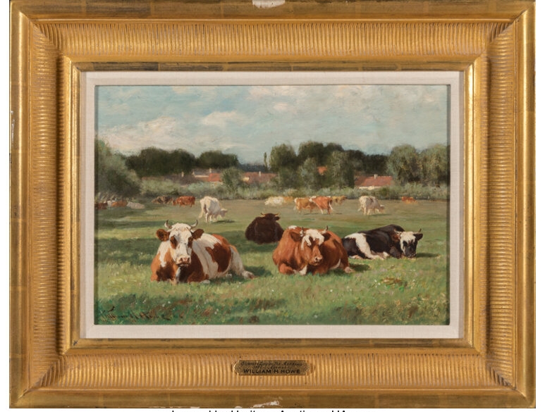 William Henry Howe | Summer Day in the Meadows of St. Vaast, Normandy ...