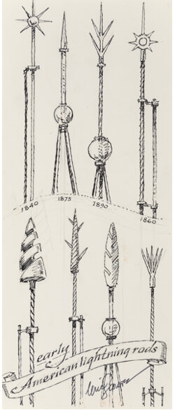 Eric Sloane | Lightning Rods and Lightning Balls | MutualArt