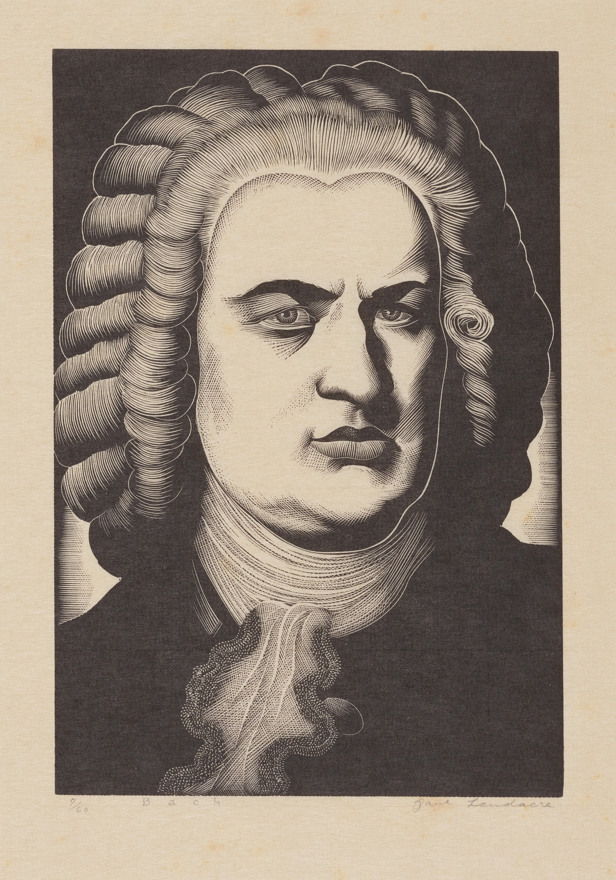 Paul Hambleton Landacre | 12 Great Composers (1935 - 1936) | MutualArt