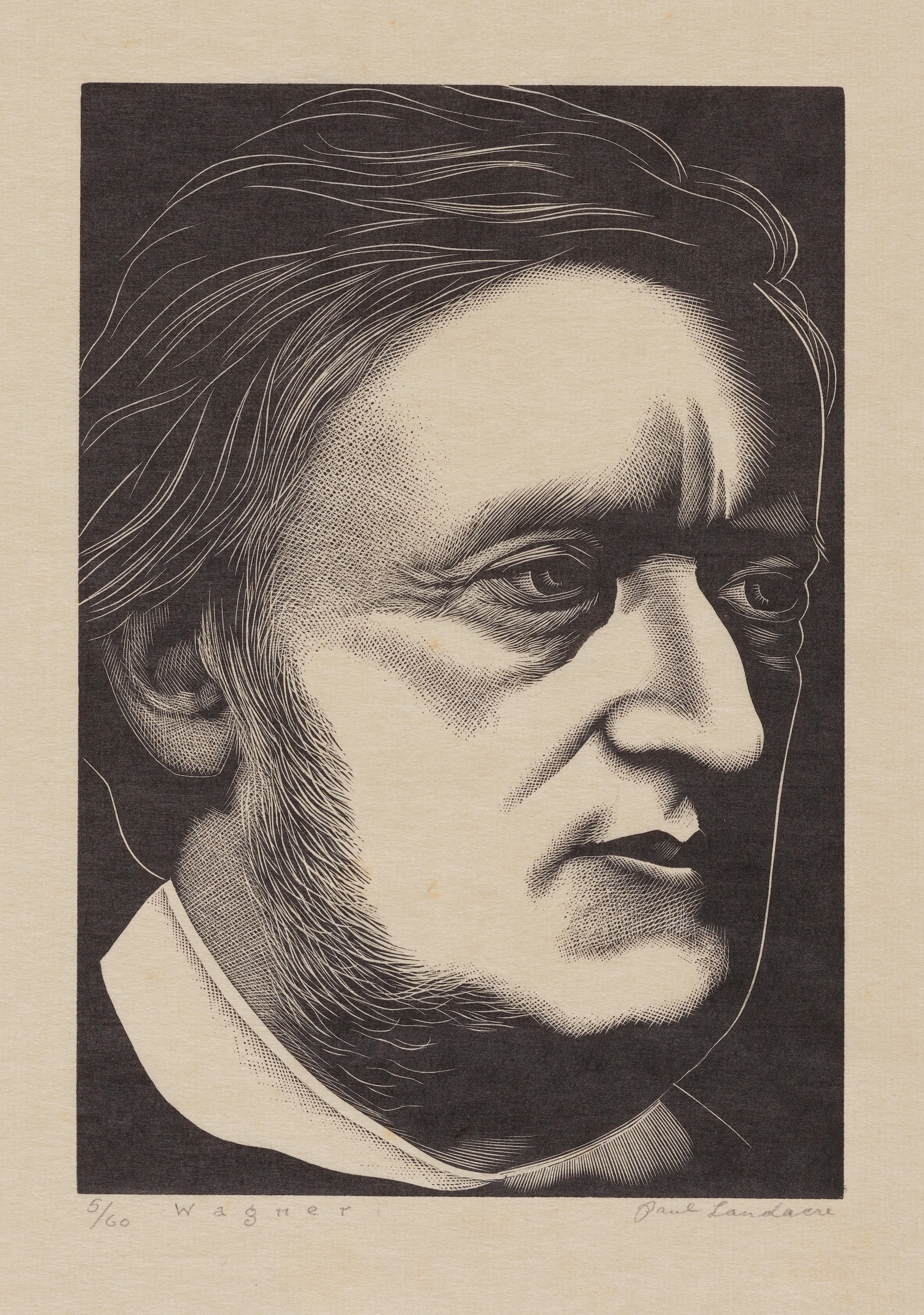 Paul Hambleton Landacre | 12 Great Composers (1935 - 1936) | MutualArt