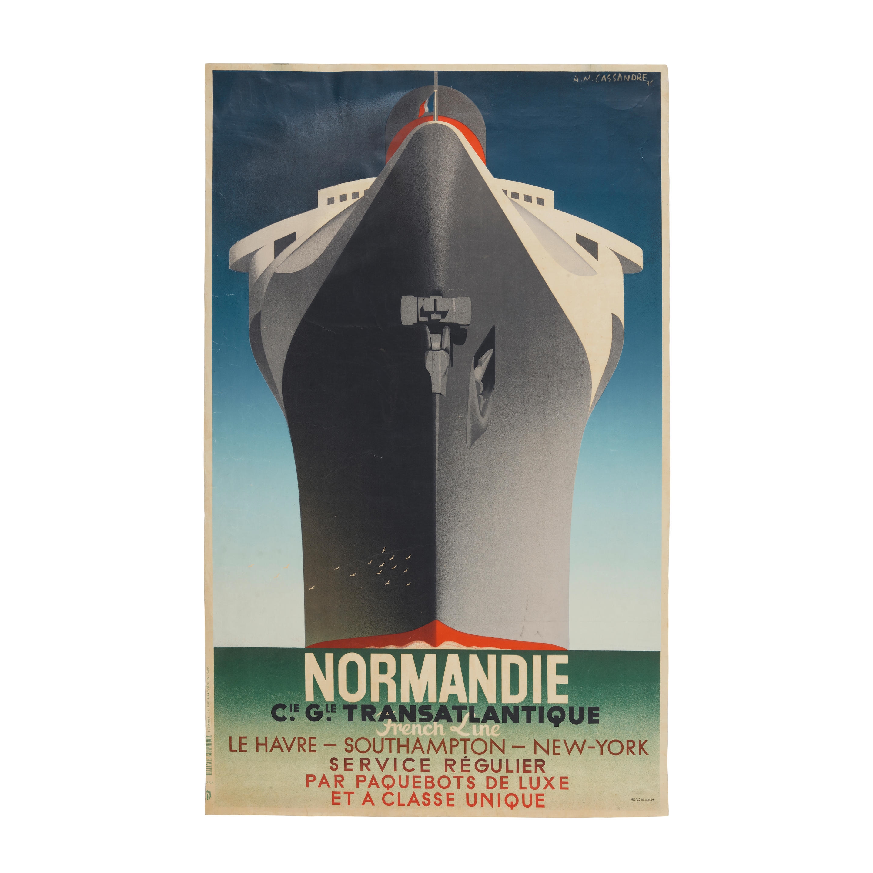 A.M. Cassandre | Normandie (1935) | MutualArt