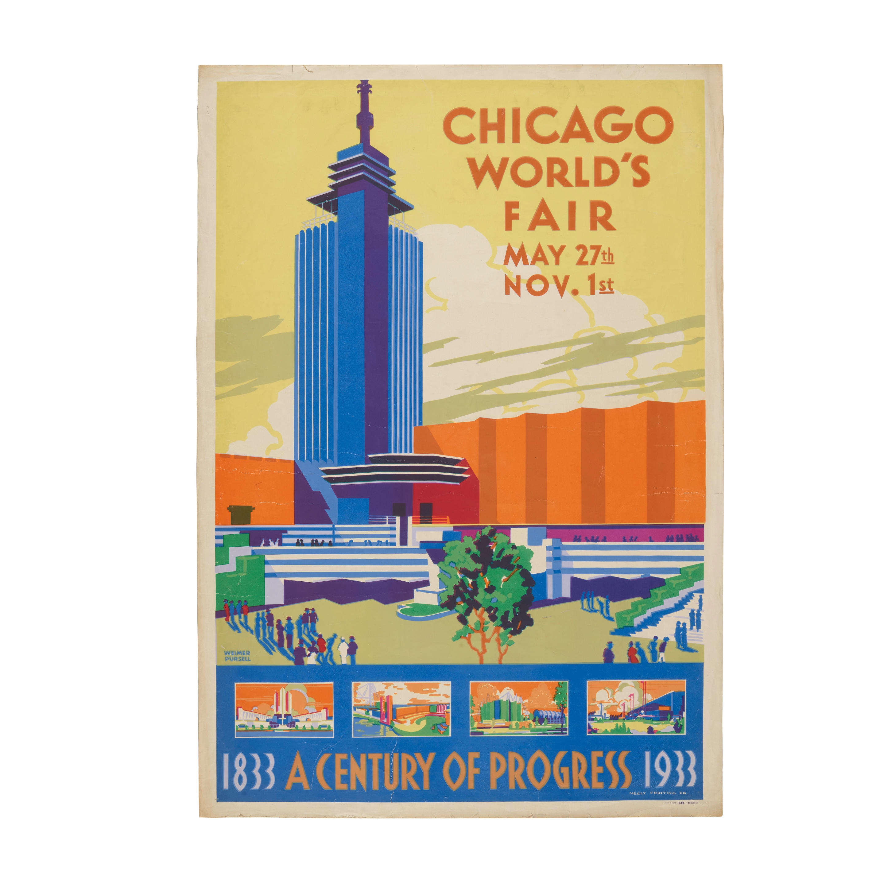 Weimer Pursell | World's Fair/Chicago 3 (1933) | MutualArt