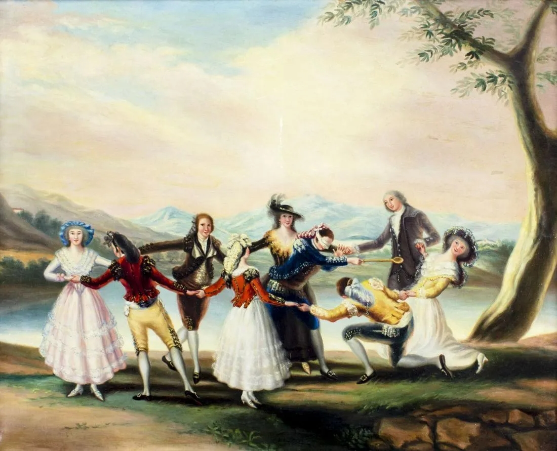 Spanish School, 19th Century | Blind Mans Bluff | MutualArt