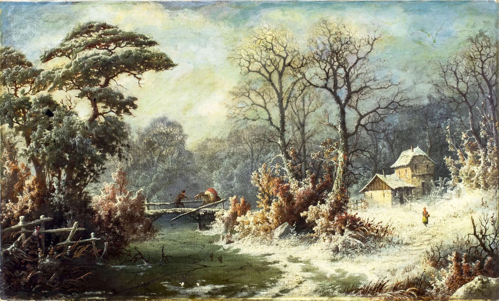 John J. Zang | Hikers in the Valley (1984) | MutualArt