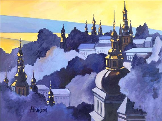 Betty Atkinson | View of the Lower Laura Monastery, Kiev | MutualArt