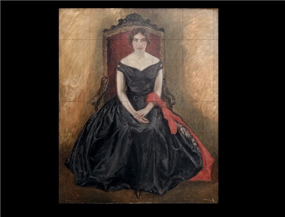 Oskar Wiedenhofer | Portrait of Maria Rosenthal (1921) | MutualArt