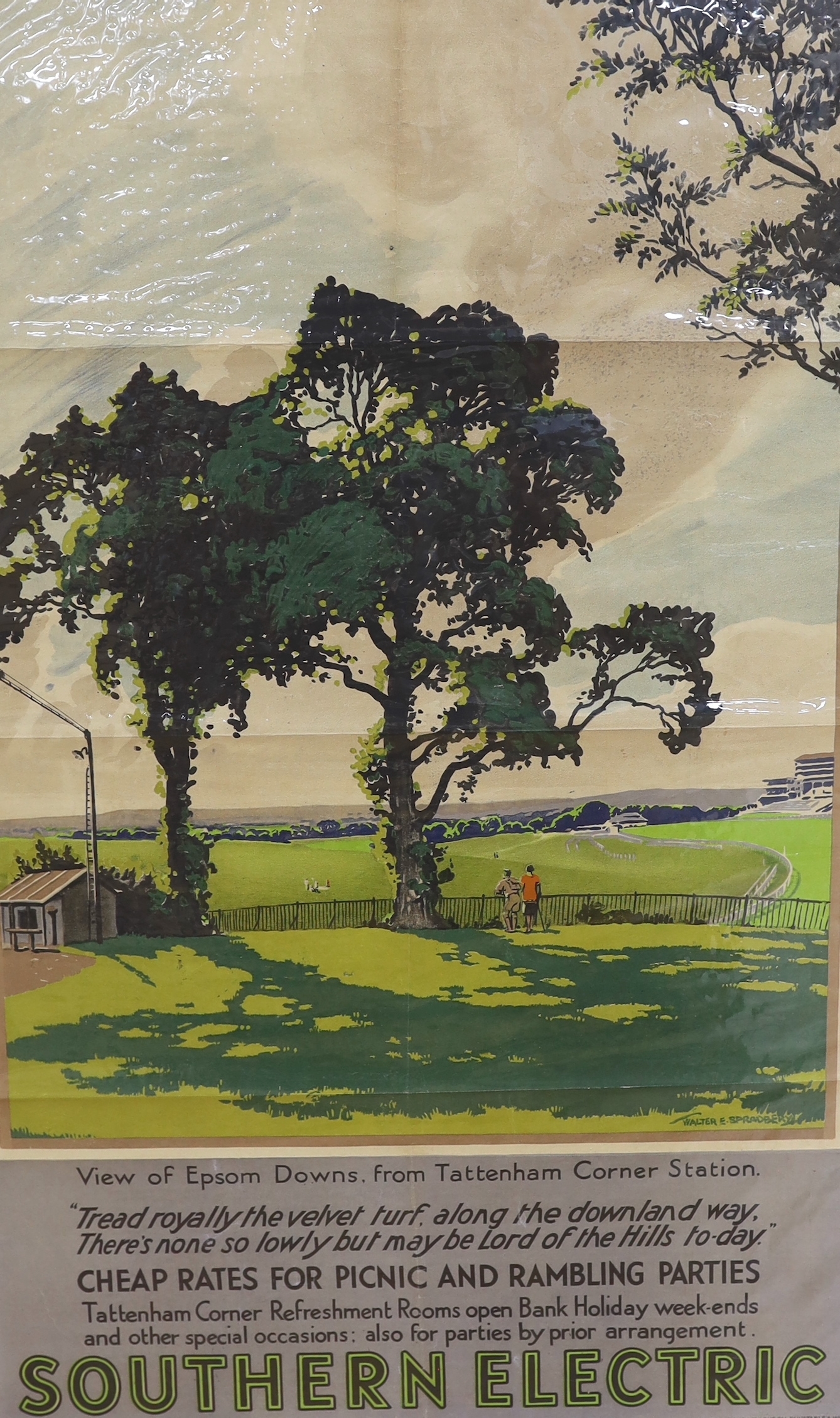 Walter Spradbery | lithographic poster for Southern Railways | MutualArt