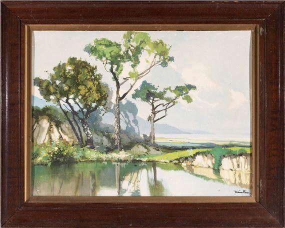 Lucien Peri | River scene | MutualArt