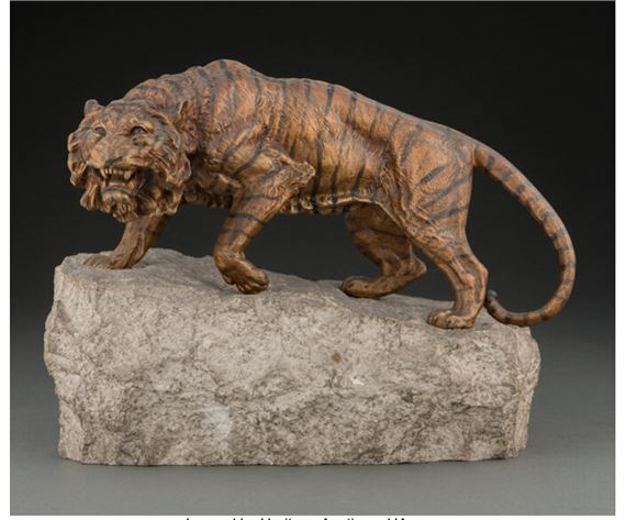 Franz Xaver Bergmann | Bengal Tiger Figure (Circa 1900) | MutualArt
