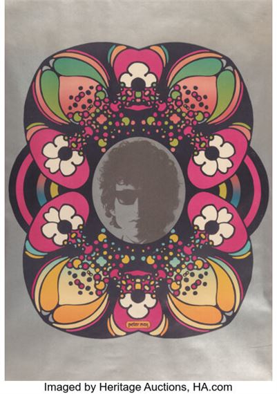 Peter Max | Bob Dylan poster | MutualArt
