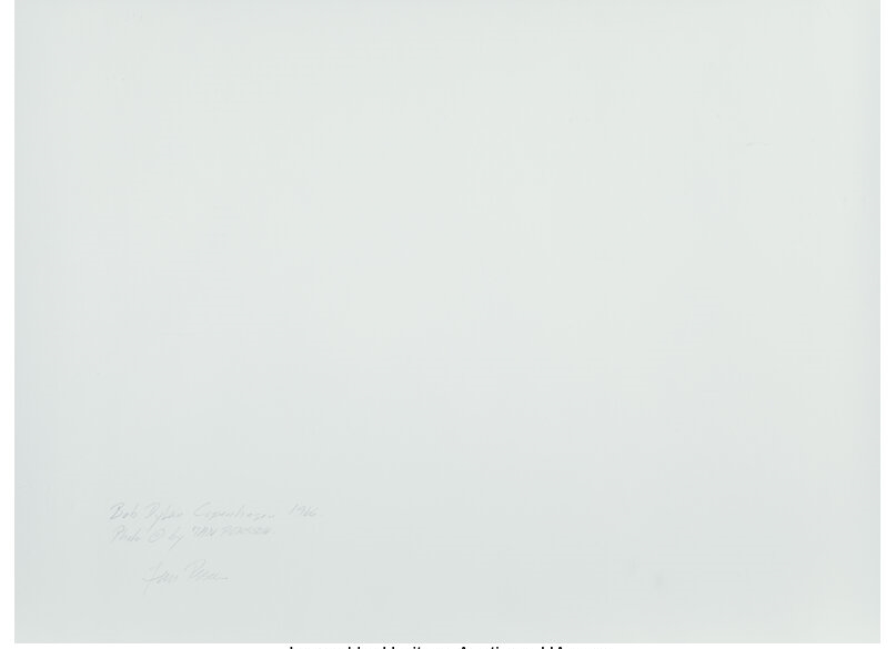 Jan Persson | Bob Dylan, Copenhagen (1966) | MutualArt