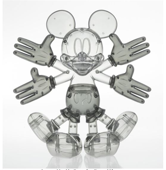 APPortfolio | Snow Angel Mickey - Grey Transparency (2021) | MutualArt