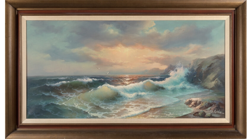 Eugene Garin | Breaking waves | MutualArt
