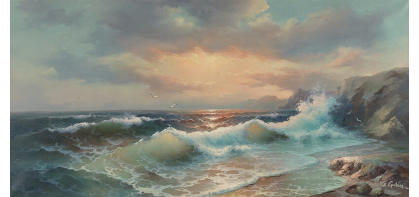 Eugene Garin | Breaking waves | MutualArt