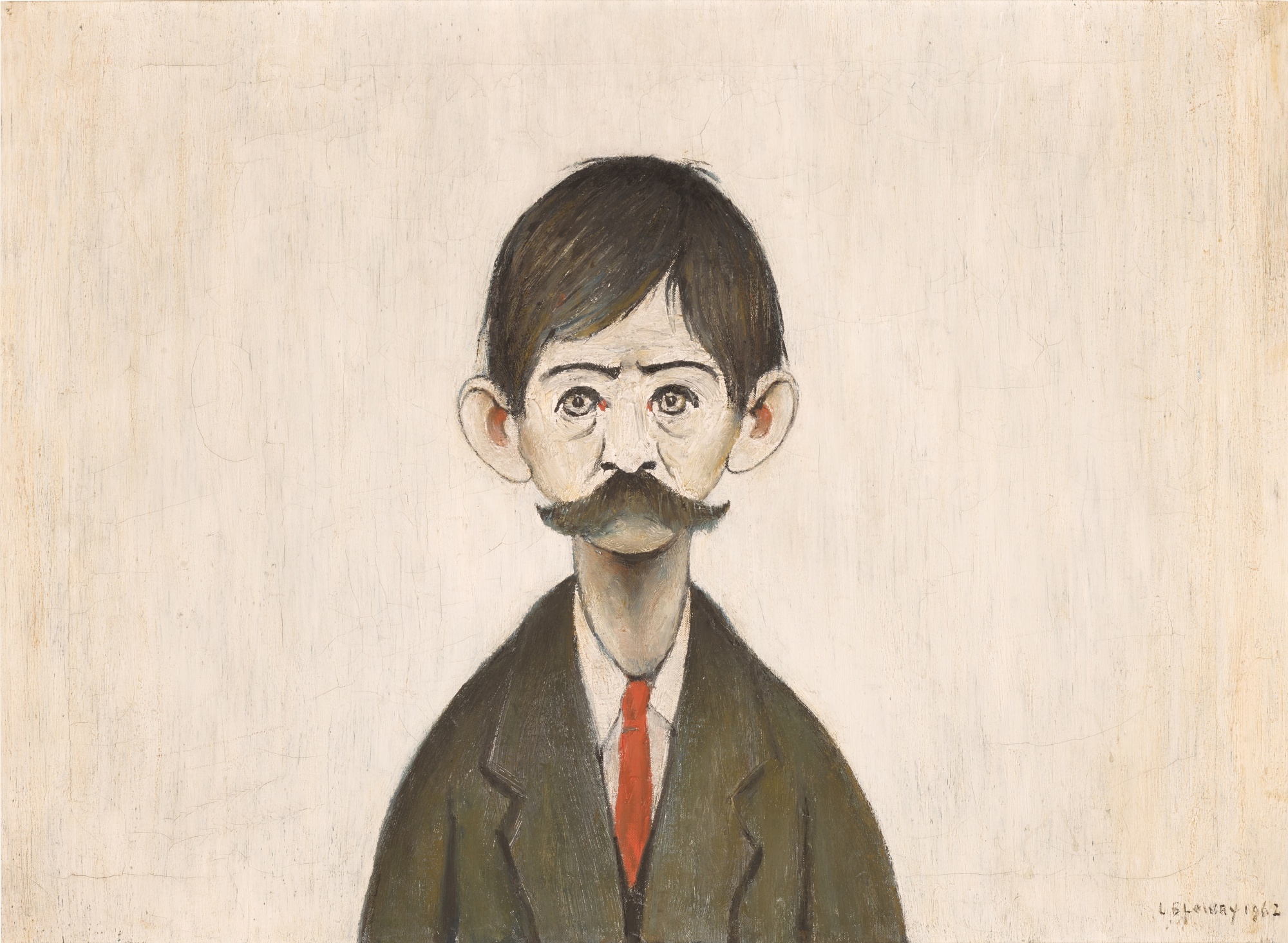 Laurence Stephen Lowry | Ten People and Two Dogs on a Promenade (1967 ...