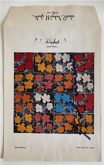 Andy Warhol | Andy Warhol Studio Envelope | MutualArt