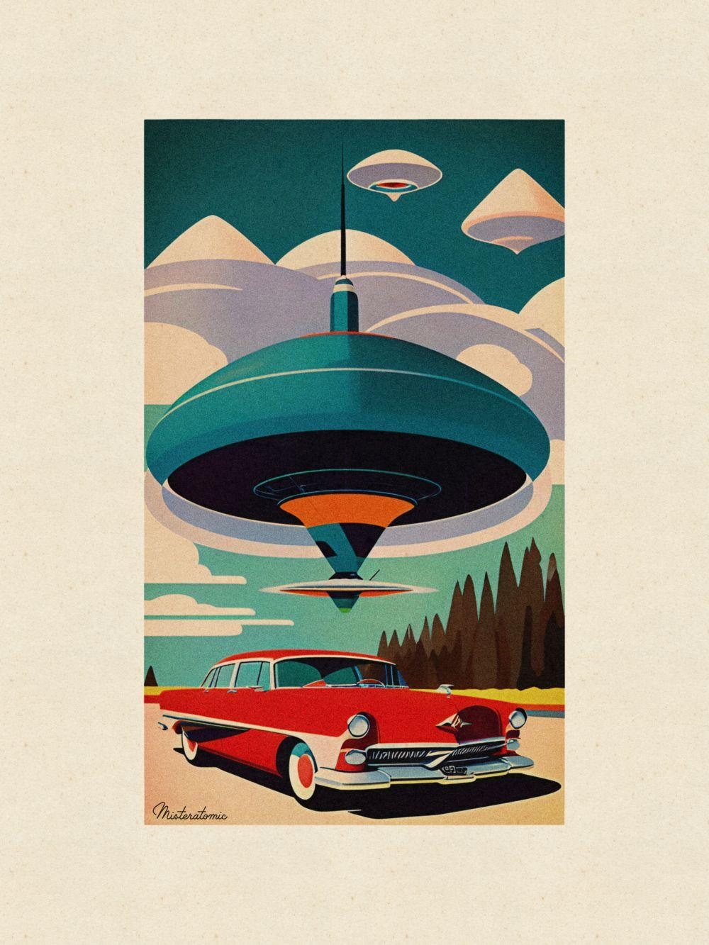 Atomic (20th Century) | Flying Saucer 15 | MutualArt