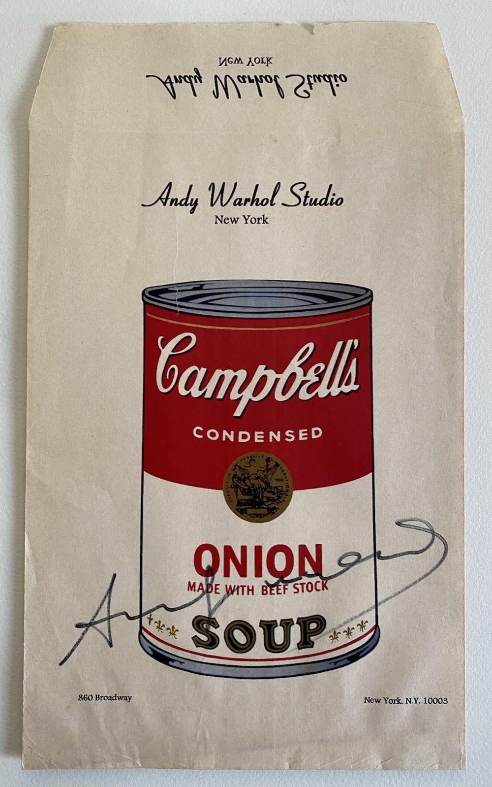Andy Warhol | Andy Warhol Studio Envelope | MutualArt
