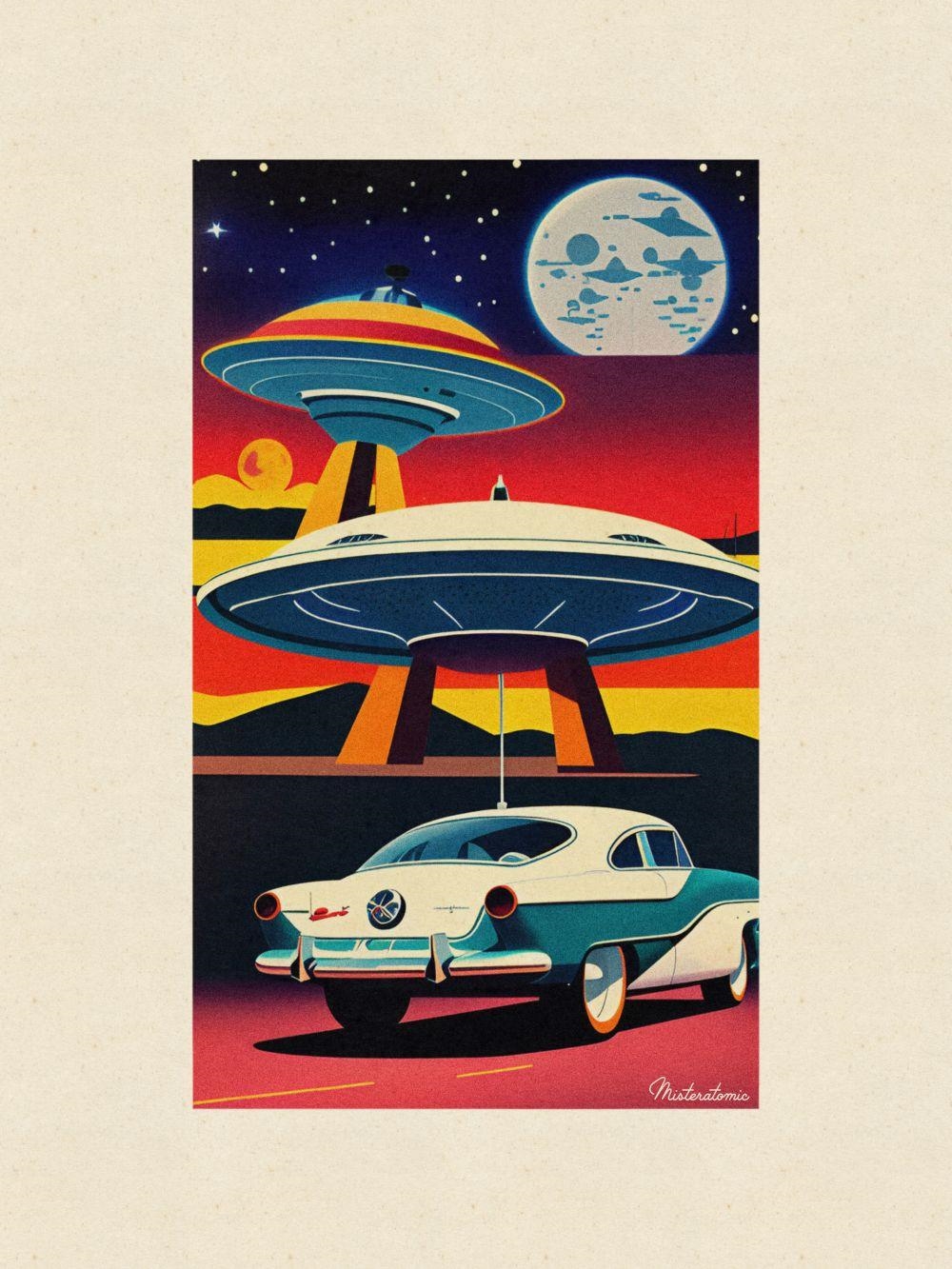 Atomic (20th Century) | Flying Saucer 5, | MutualArt
