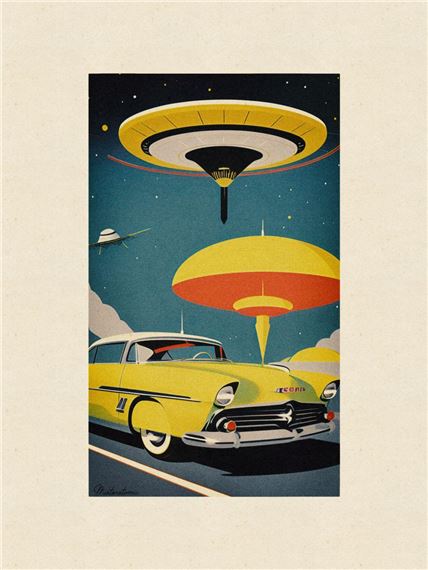 Atomic (20th Century) | Flying Saucer 24, | MutualArt