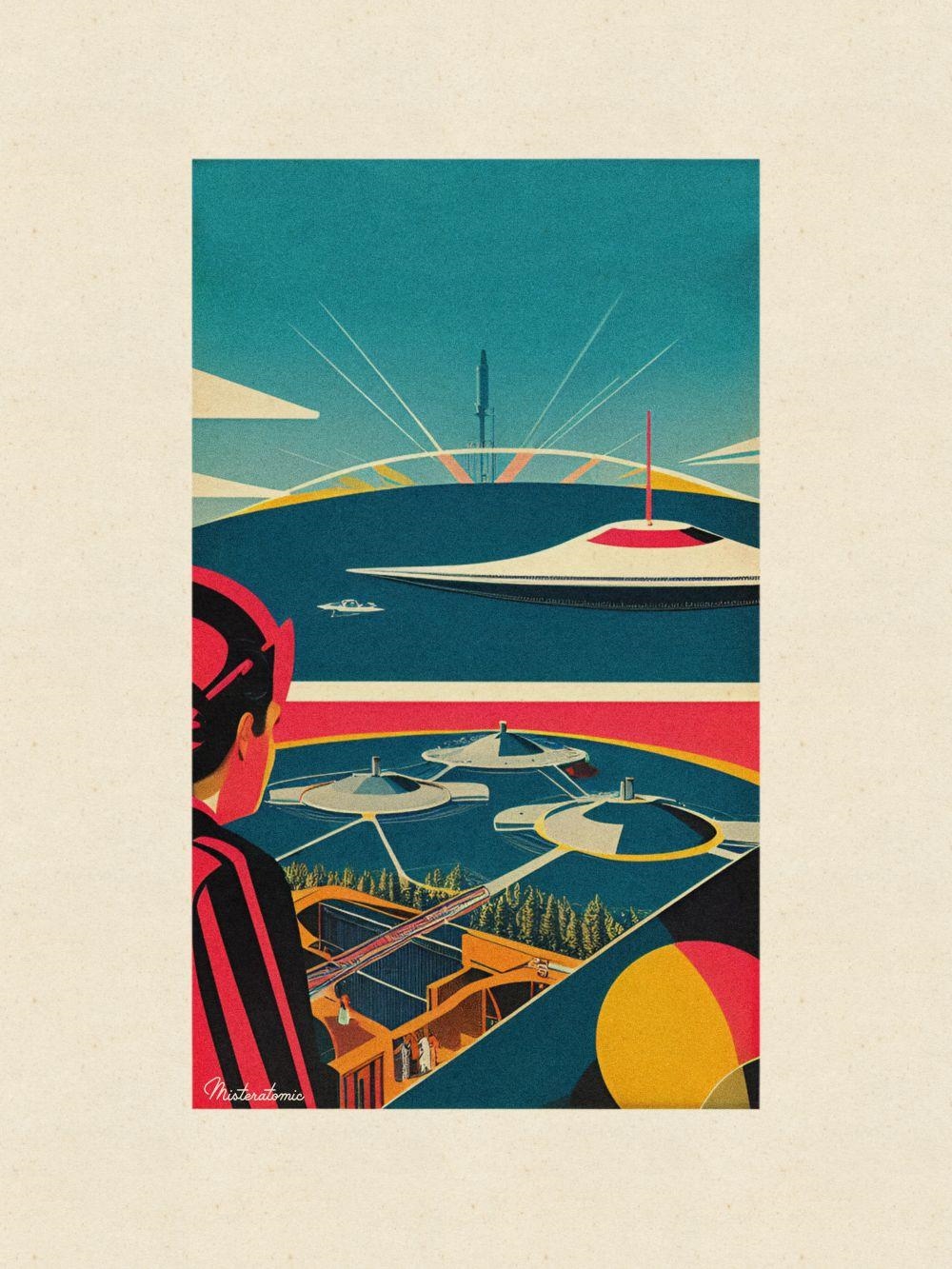 Atomic (20th Century) | Flying Saucer 9, | MutualArt